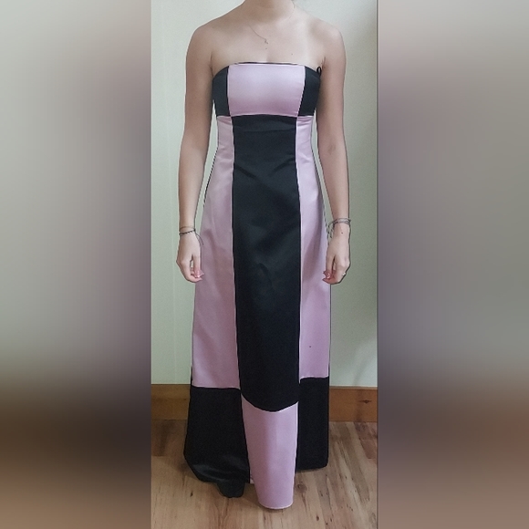 Scott McClintock | Dresses | Vintage Black Lavender Color Block ...